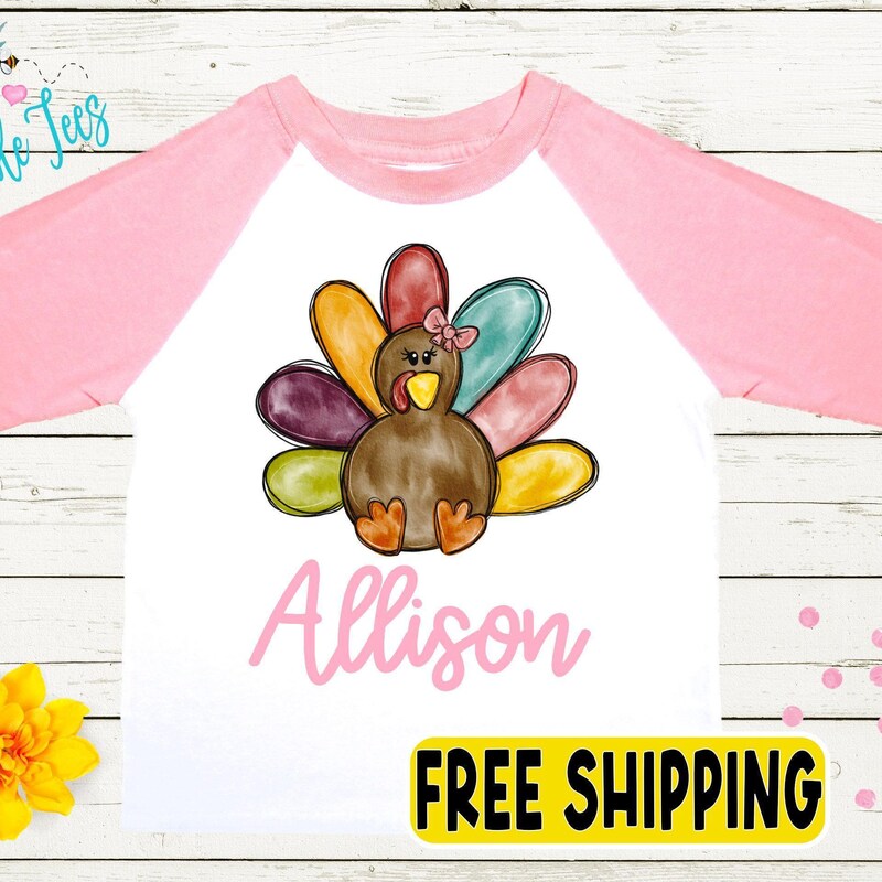 Baby Girl Thanksgiving Shirt - Etsy