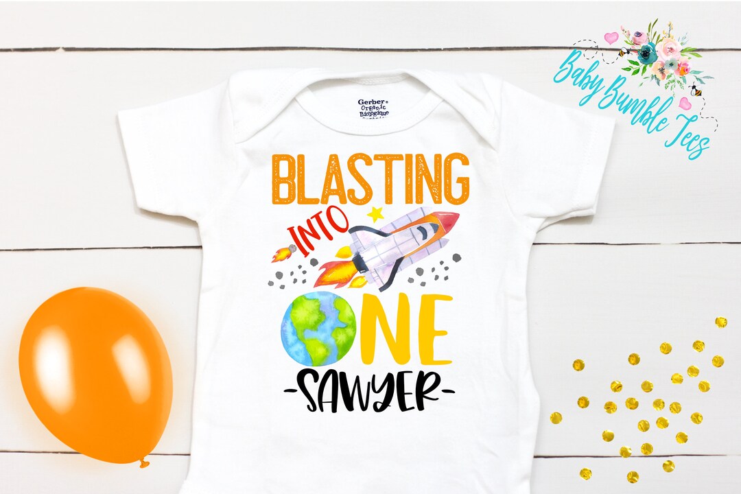 Blasting Into One Birthday // Boy Birthday // Space Birthday - Etsy
