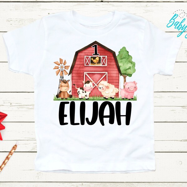 Farm Birthday Shirt - Etsy