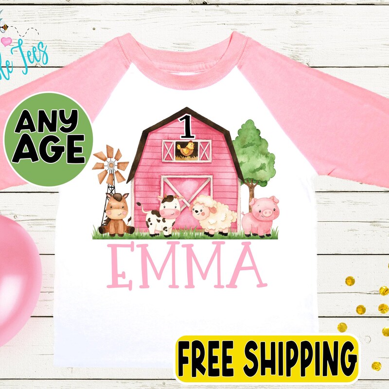 Kids Farm Shirt - Etsy