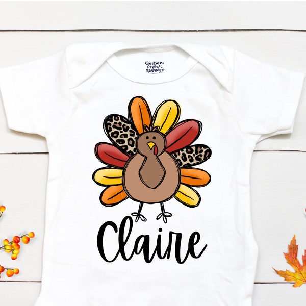 Baby Girl Thanksgiving Shirt - Etsy