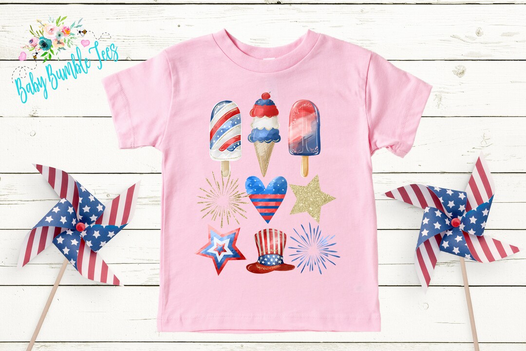 Girls Fourth of July Shirt / 4th of July Kids Shirt / Girls Fourth of ...