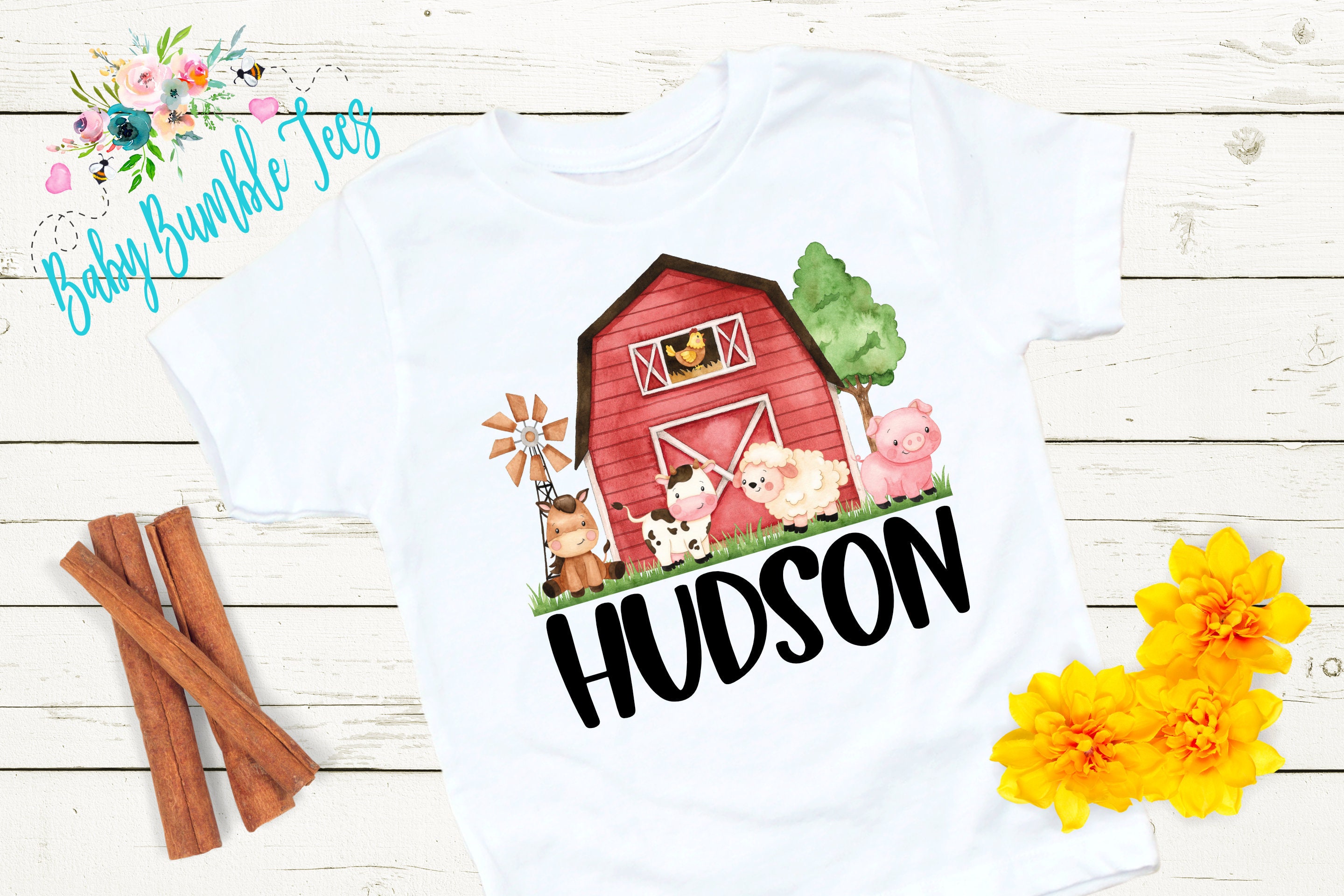 Farm Name Shirt // Farm Animal Shirt // Boy Shirts // Baby Boy - Etsy