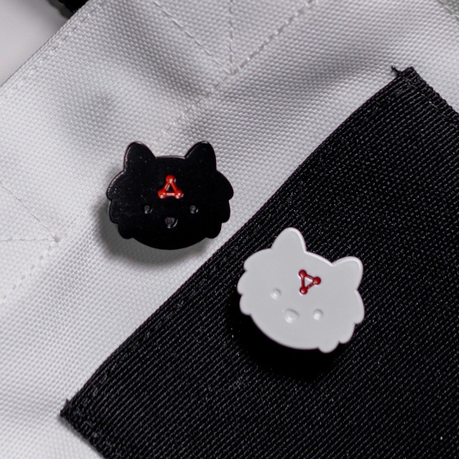 Divine Dogs Yin Yang Pin Set - Etsy