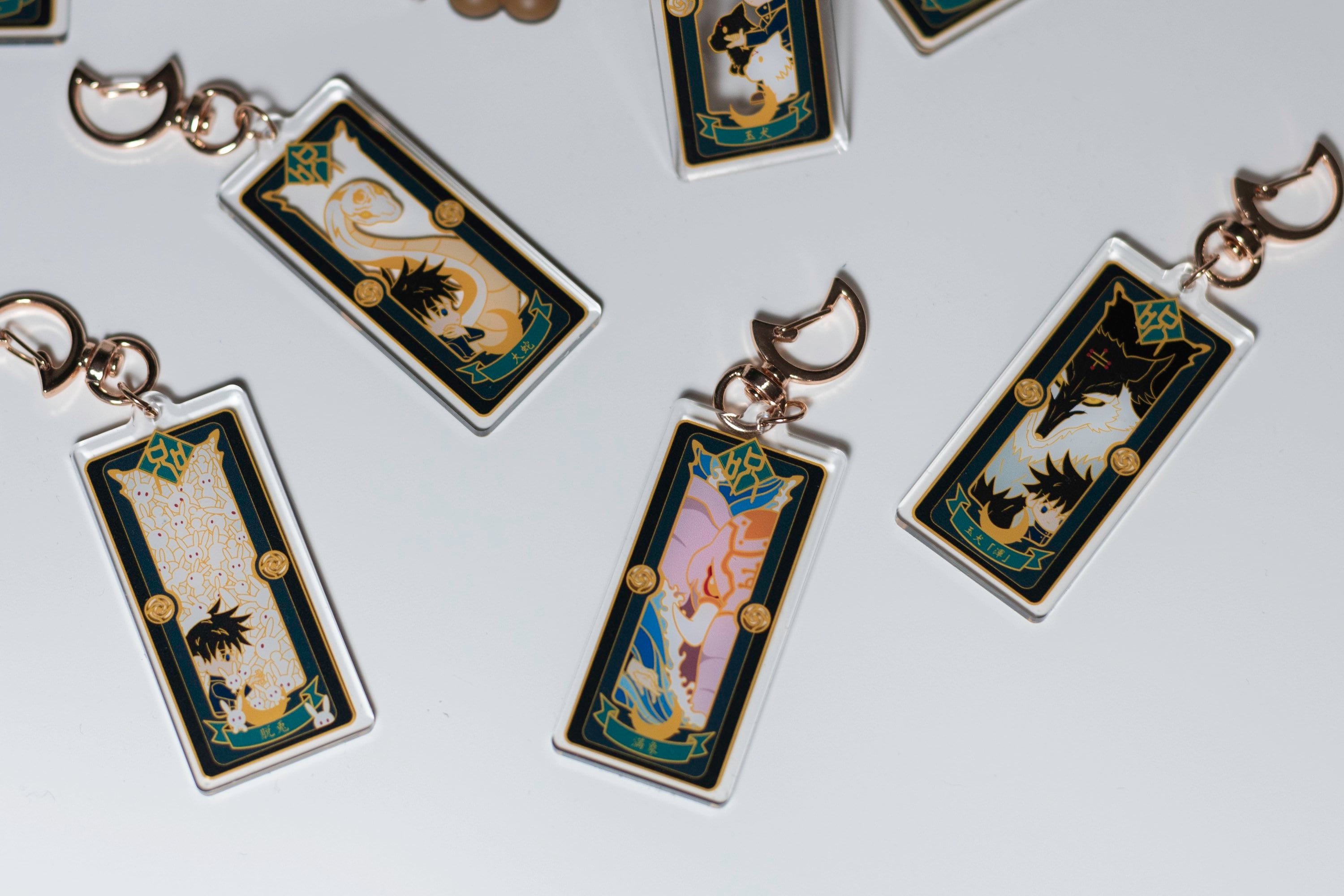 Jjk Ten Shadows Acrylic Charms - Etsy