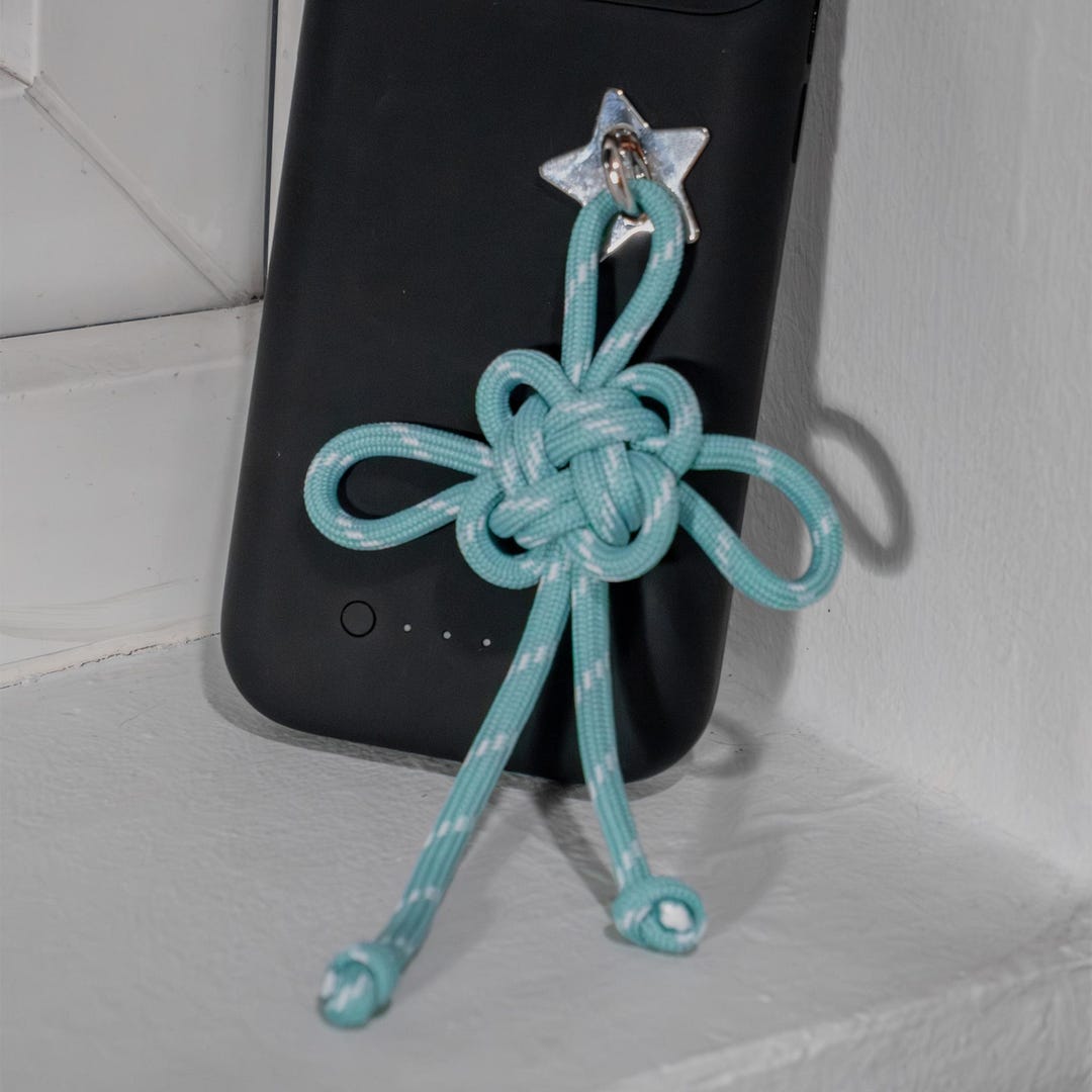 Chinese Good Luck Knot Phone Charm - Etsy