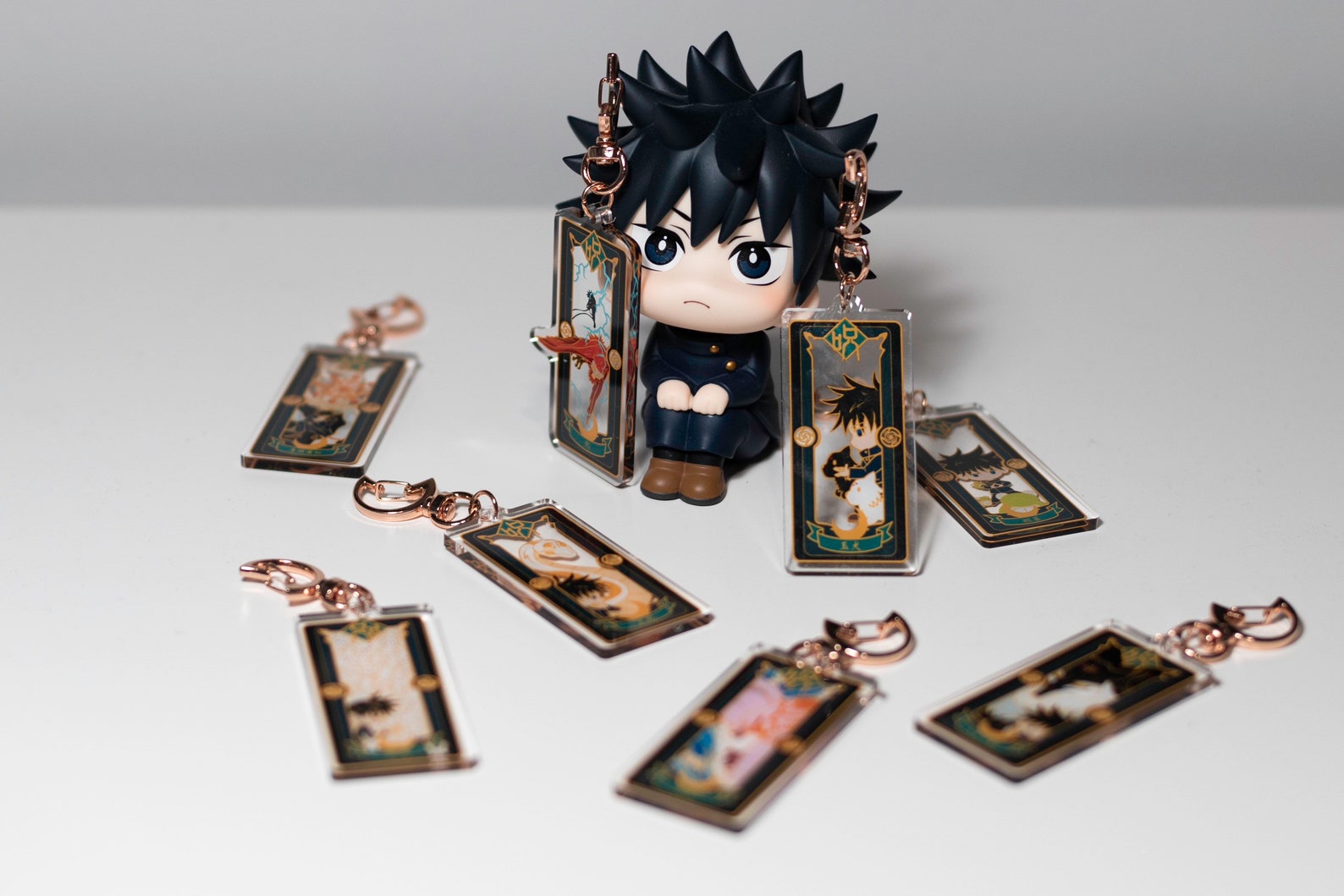 Jjk Ten Shadows Acrylic Charms - Etsy