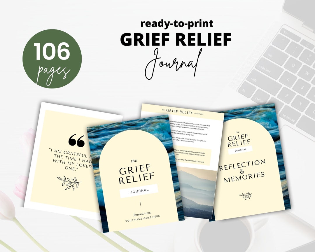 Grief Relief Journal Printable L Printable Journal L Emotion Tracker L ...