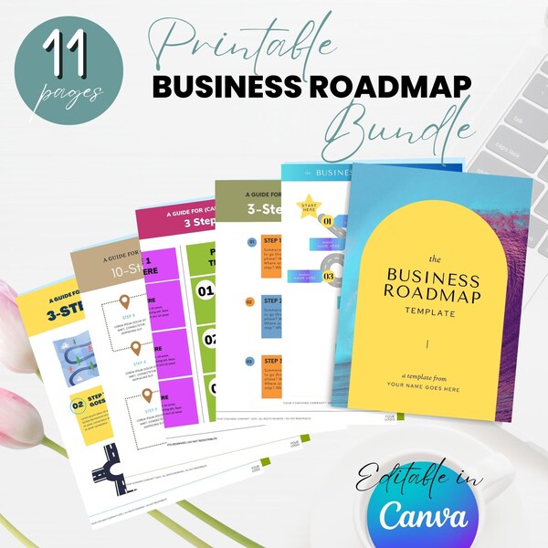 Canva Map Template - Etsy