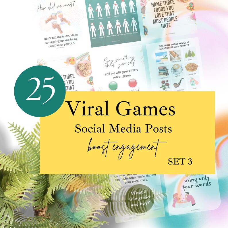 25 Viral Games Social Media Posts | Boost Engagement| Modern Challenge ...