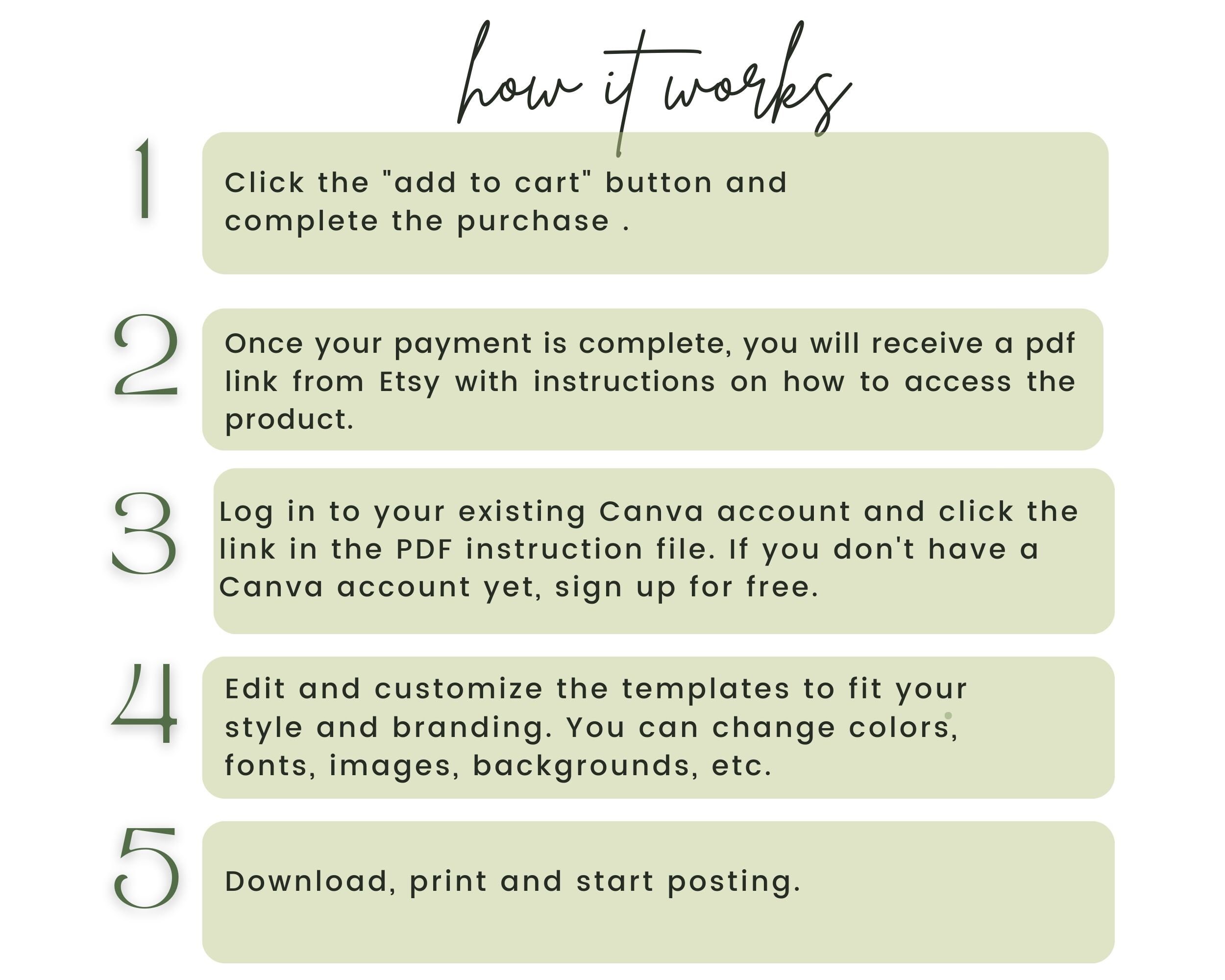 32 Mindful Eating Affirmation Cards, Canva Templates, Intuitive Eating ...