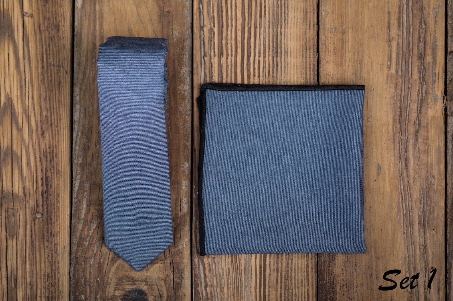 Denim Retro Skinny Tie Denim Ties Gift Retro Gifts for - Etsy