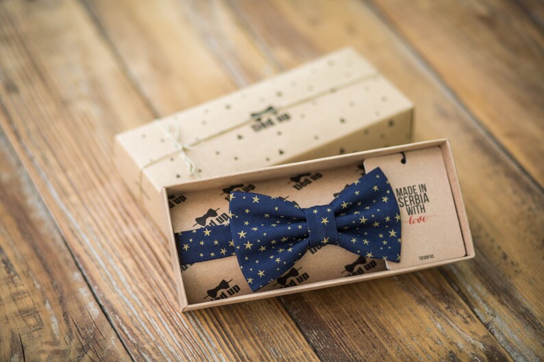 Gold Stars on Navy Blue Skinny Tie Stars Ties Gift Retro - Etsy