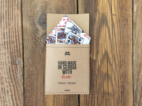 Pocket square card store