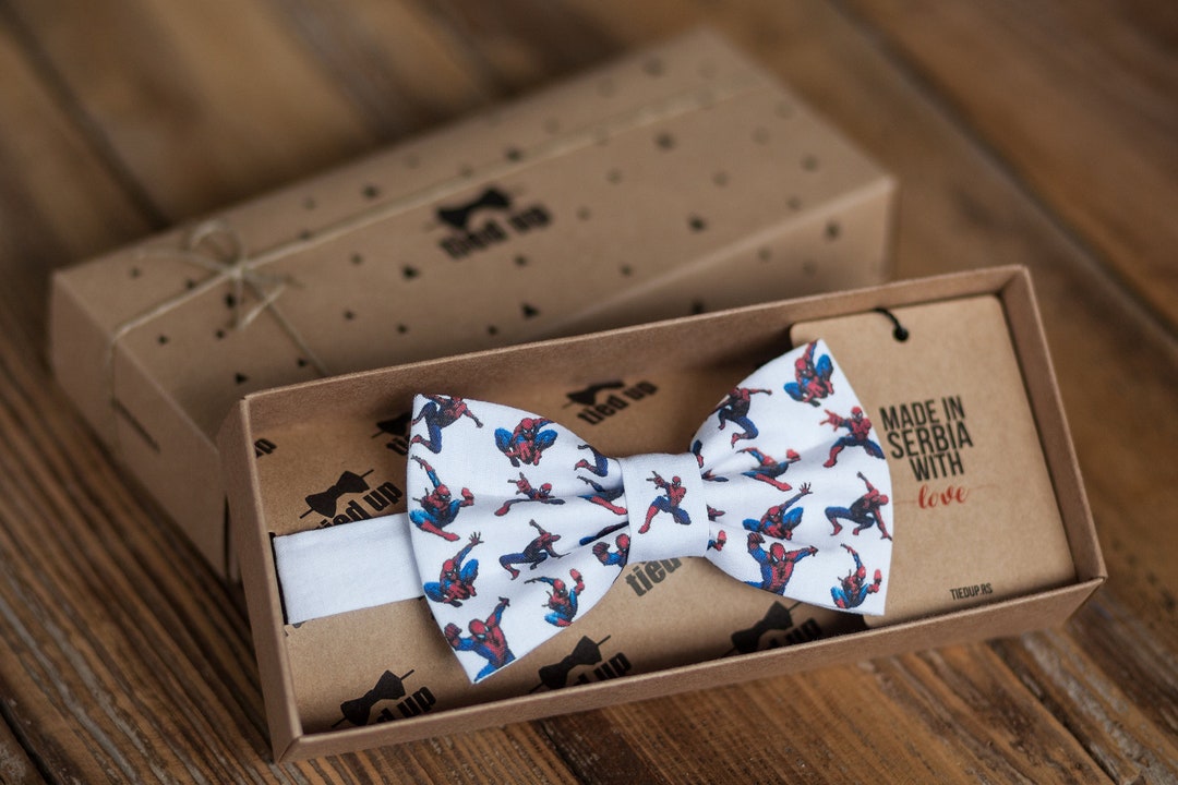 Christmas Gift, the Spider-man Bow Tie, Bowtie, Bowtie Marvel Comics ...