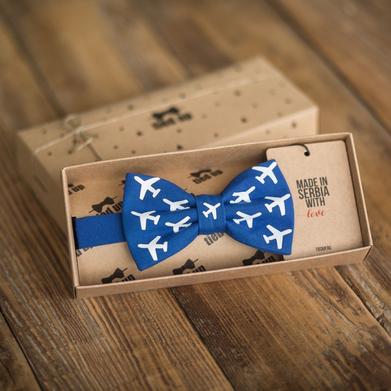 Gifts for Him Airplane on Bow Tie Christmas Gift Plane Bow | Etsy