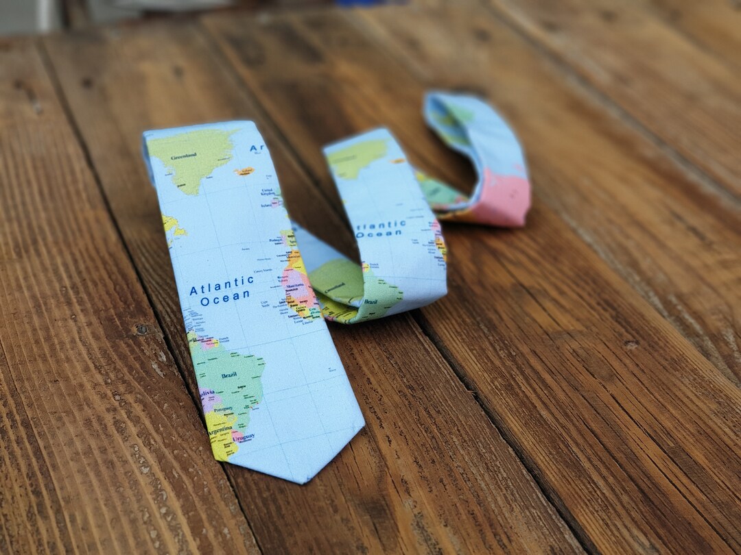 World Map Tie, Earth Tie Tie, Tie Geographic, Wedding Tie, Tie,ties ...