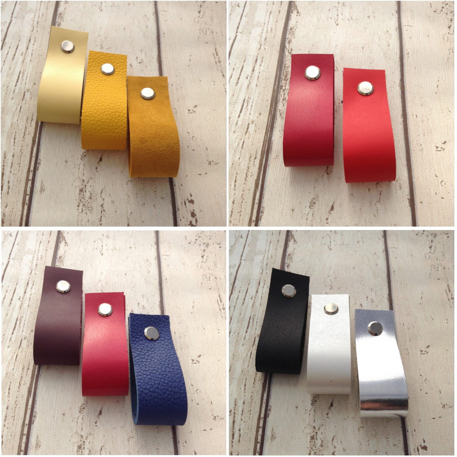 Leather Drawer Pulls Cabinet Door Knobs Door Pulls Leather Door Handles ...