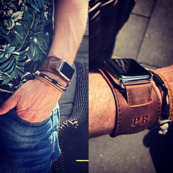 Leather Cuff Watch - Etsy