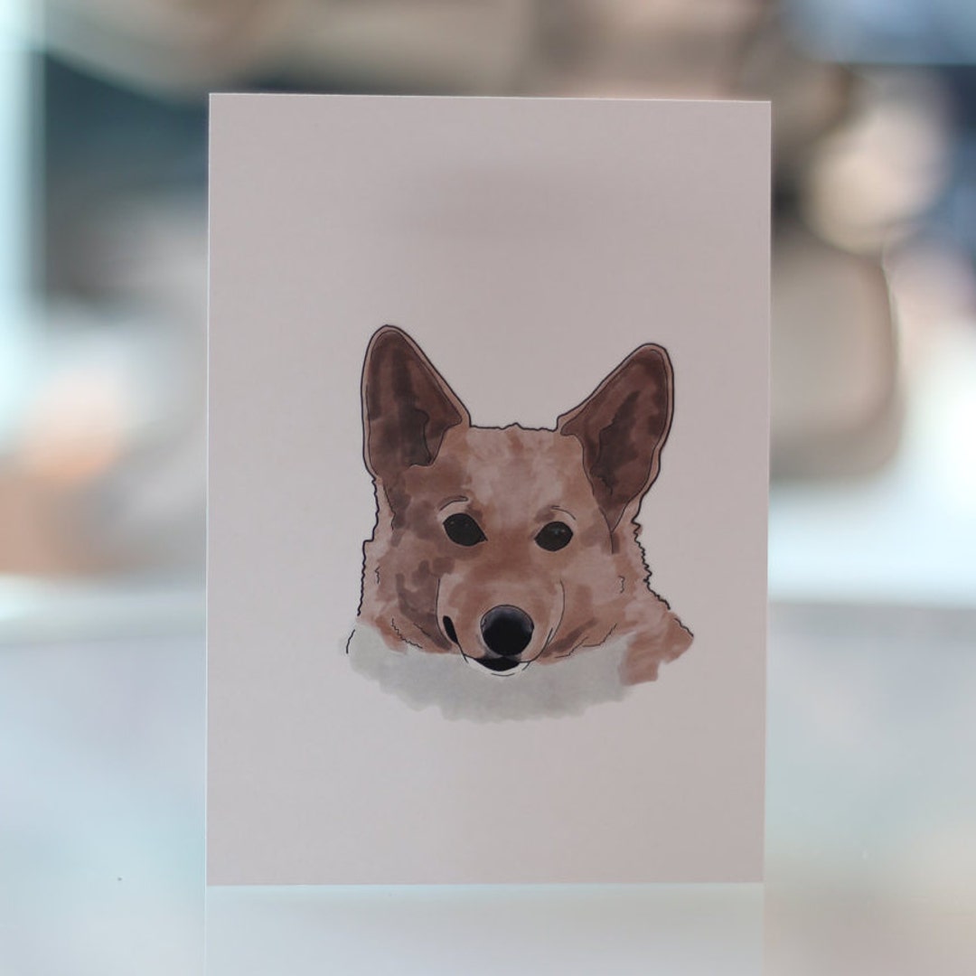 Your Custom Dog Digital Portrait - Etsy UK