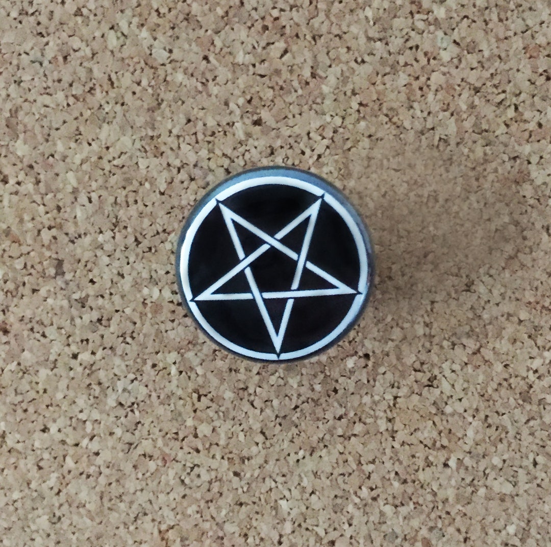 Pentagram 1" Pin or Magnet - Etsy