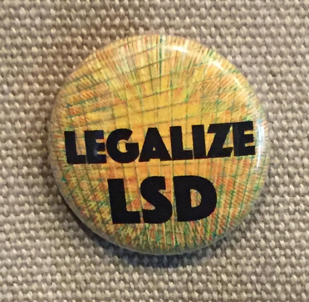 Legalize LSD 1" Pin or Magnet - Etsy