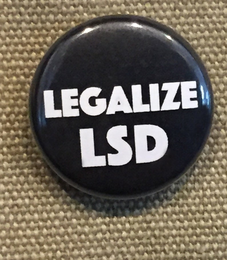 Legalize LSD 1" Pin or Magnet - Etsy