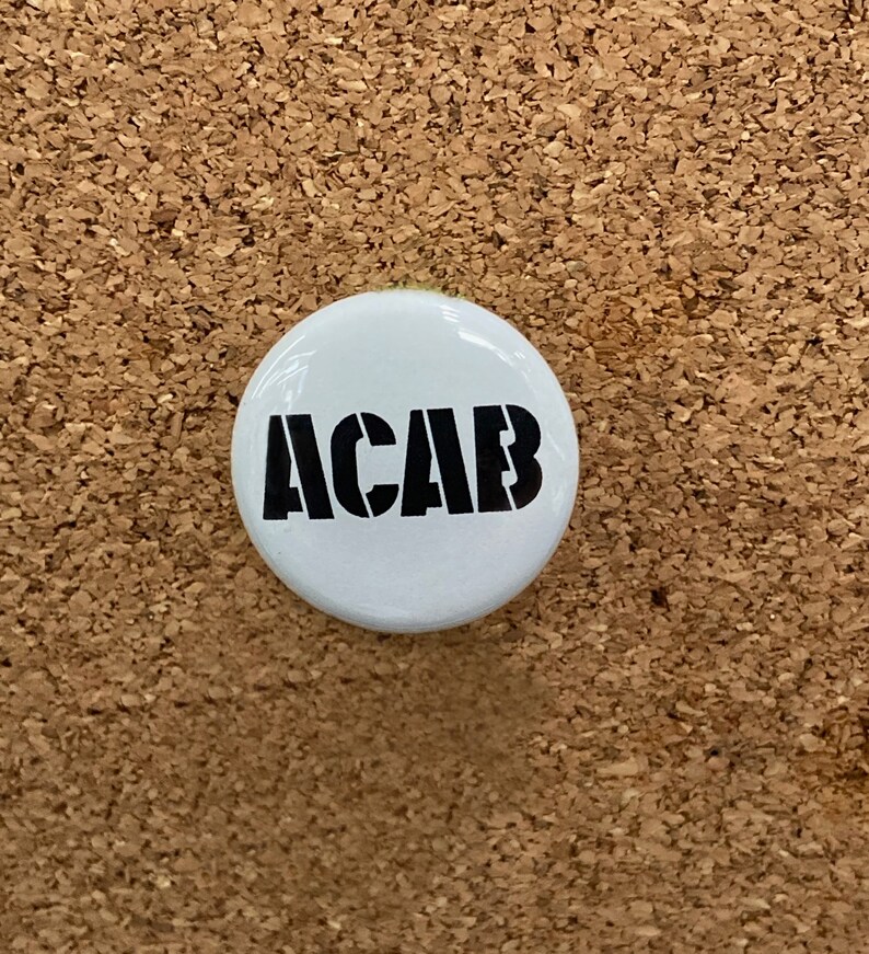 ACAB 1" Pin or Magnet - Etsy