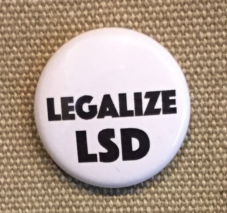 Legalize LSD 1" Pin or Magnet - Etsy