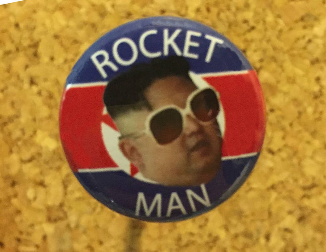 Rocket Man Kim Jung-un 1" Pin/magnet - Etsy