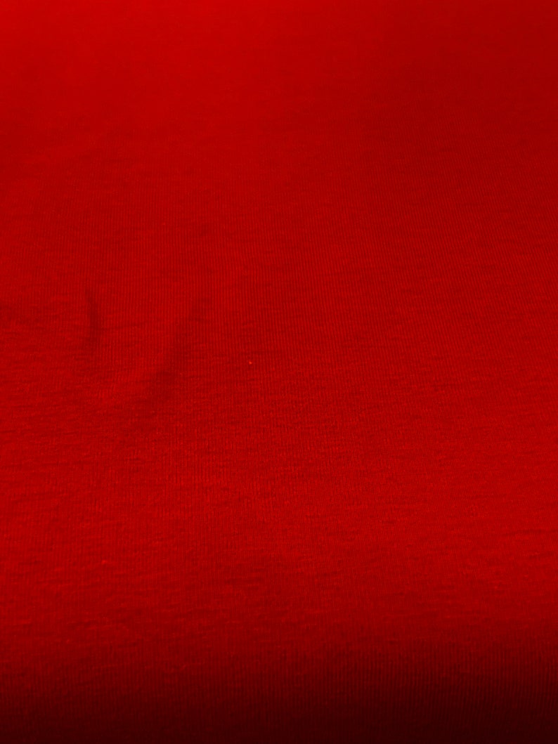 Art Gallery Fabric Solid Red Saffron in Knit 4 Way Stretch - Etsy