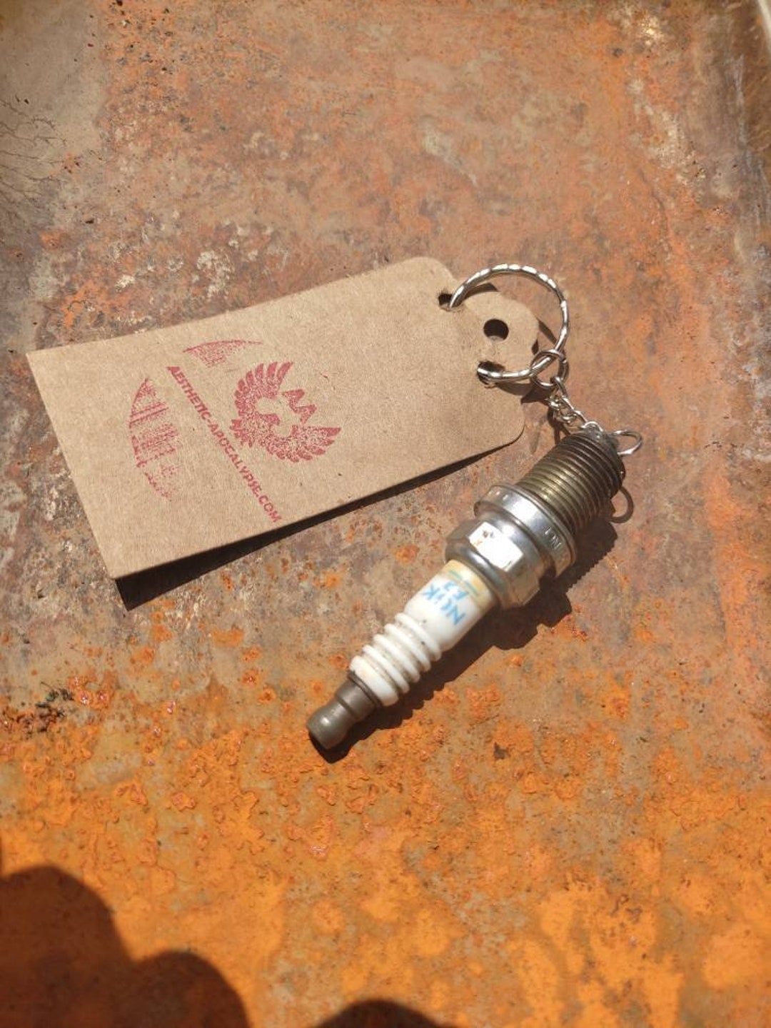 TWO Spark Plug Key Chain - Etsy