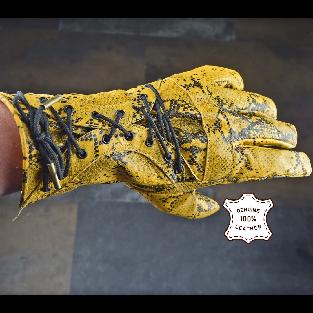Fancy Snake Gloves - Etsy