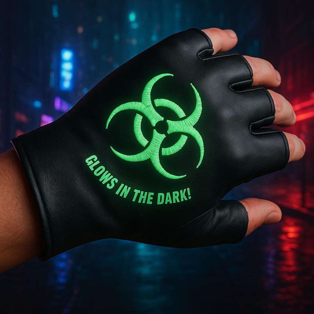 Post-apocalyptic Biohazard Gloves (punk, Gothic, Rave) - Etsy