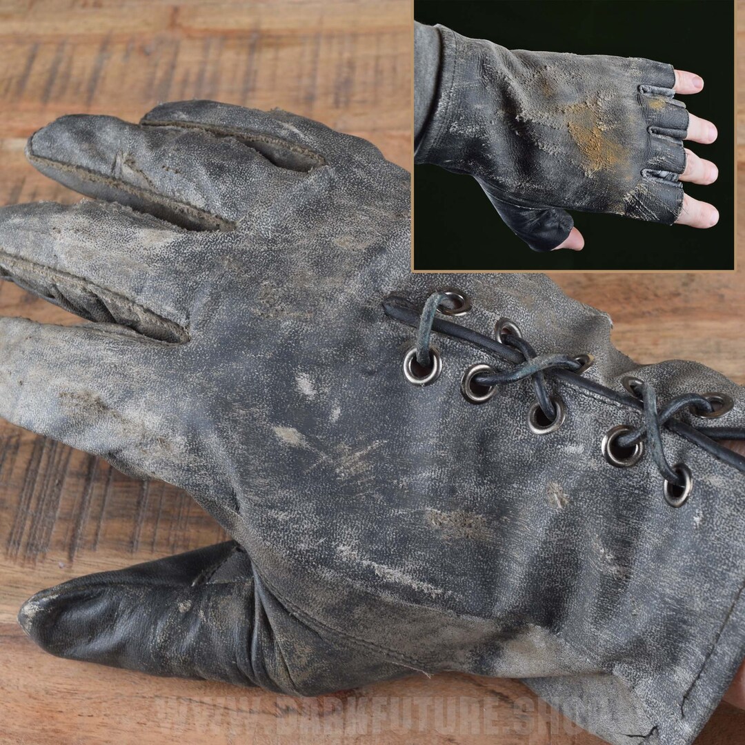 Simple Post-apocalyptic Leather Gloves (mad Max, Fallout) - Etsy