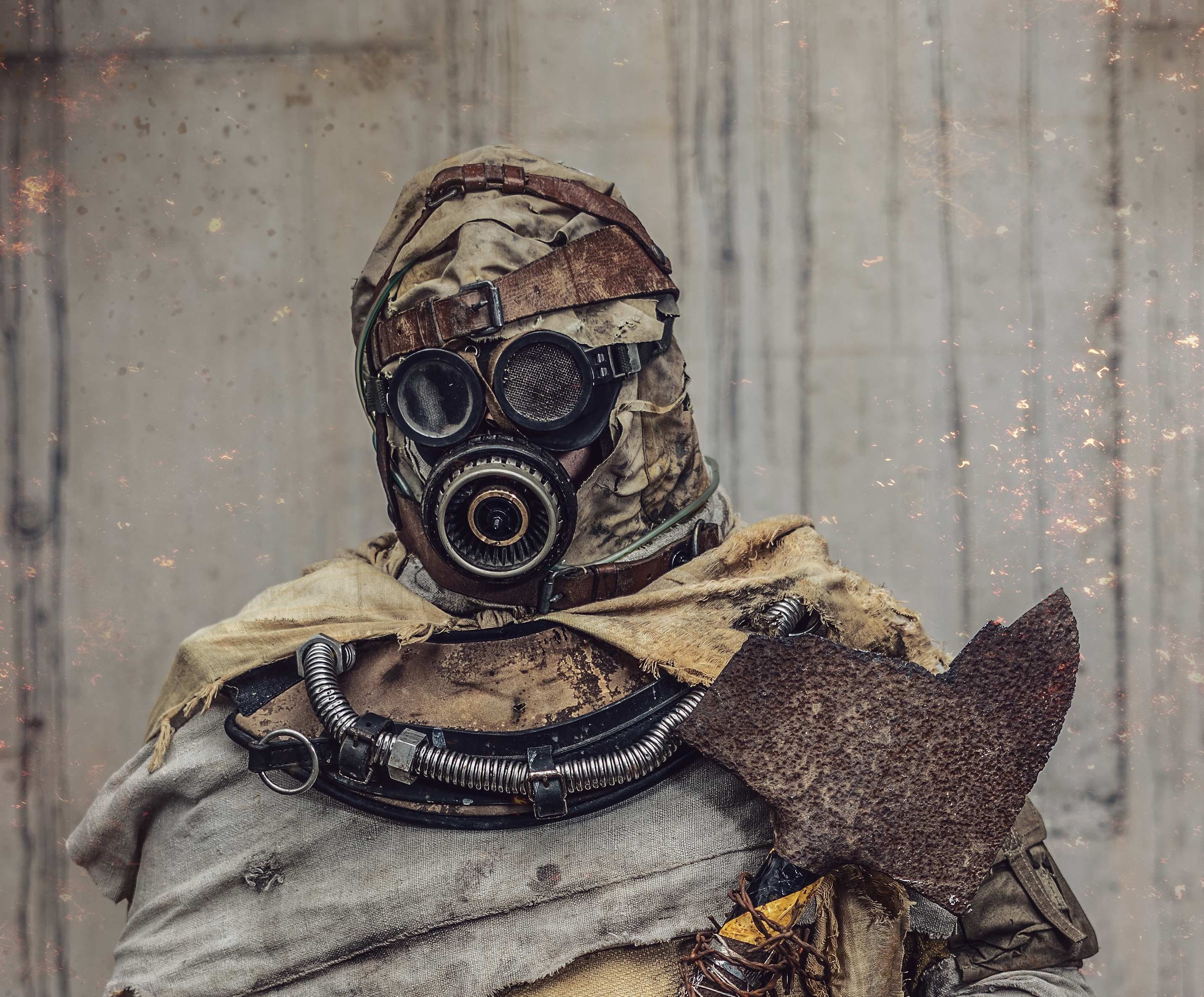 Desert Nomad / Buzzard Mask post Apocalyptic Wasteland Raider - Etsy ...