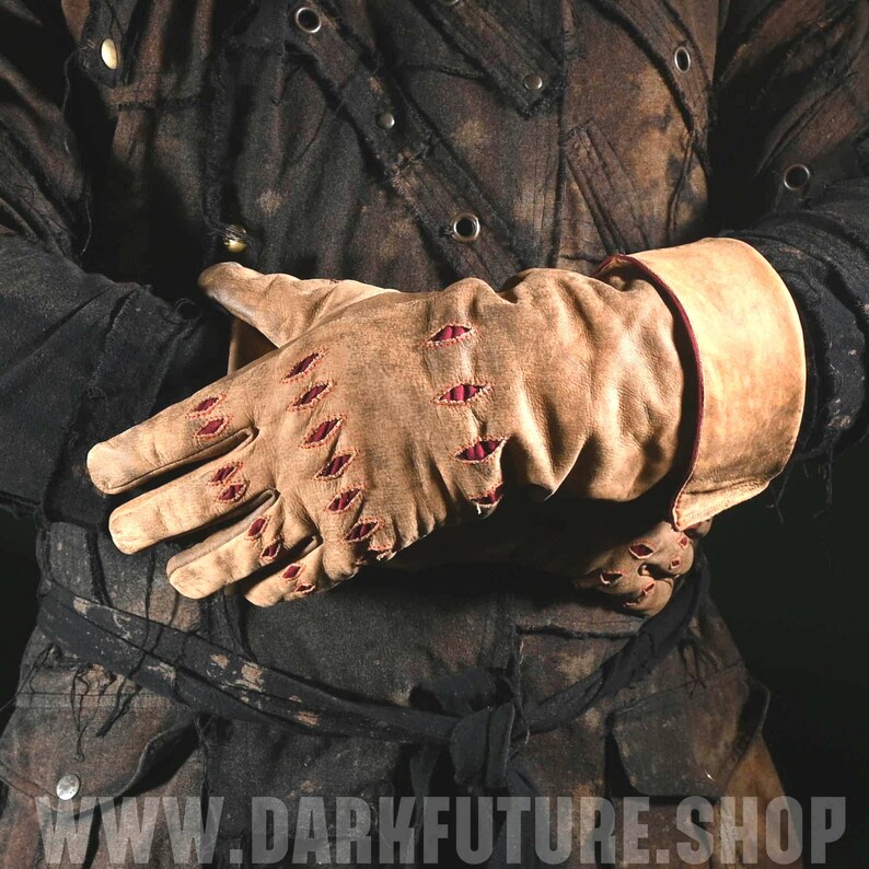 Witcher Fantasy Monster Hunter Gauntlets Gloves– Antique Medieval ...