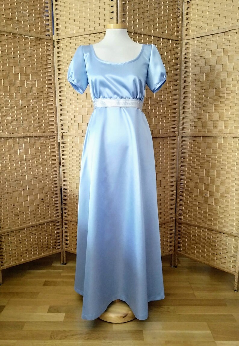 Satin Regency Dress18th Century Gownmade to Ordermade to - Etsy