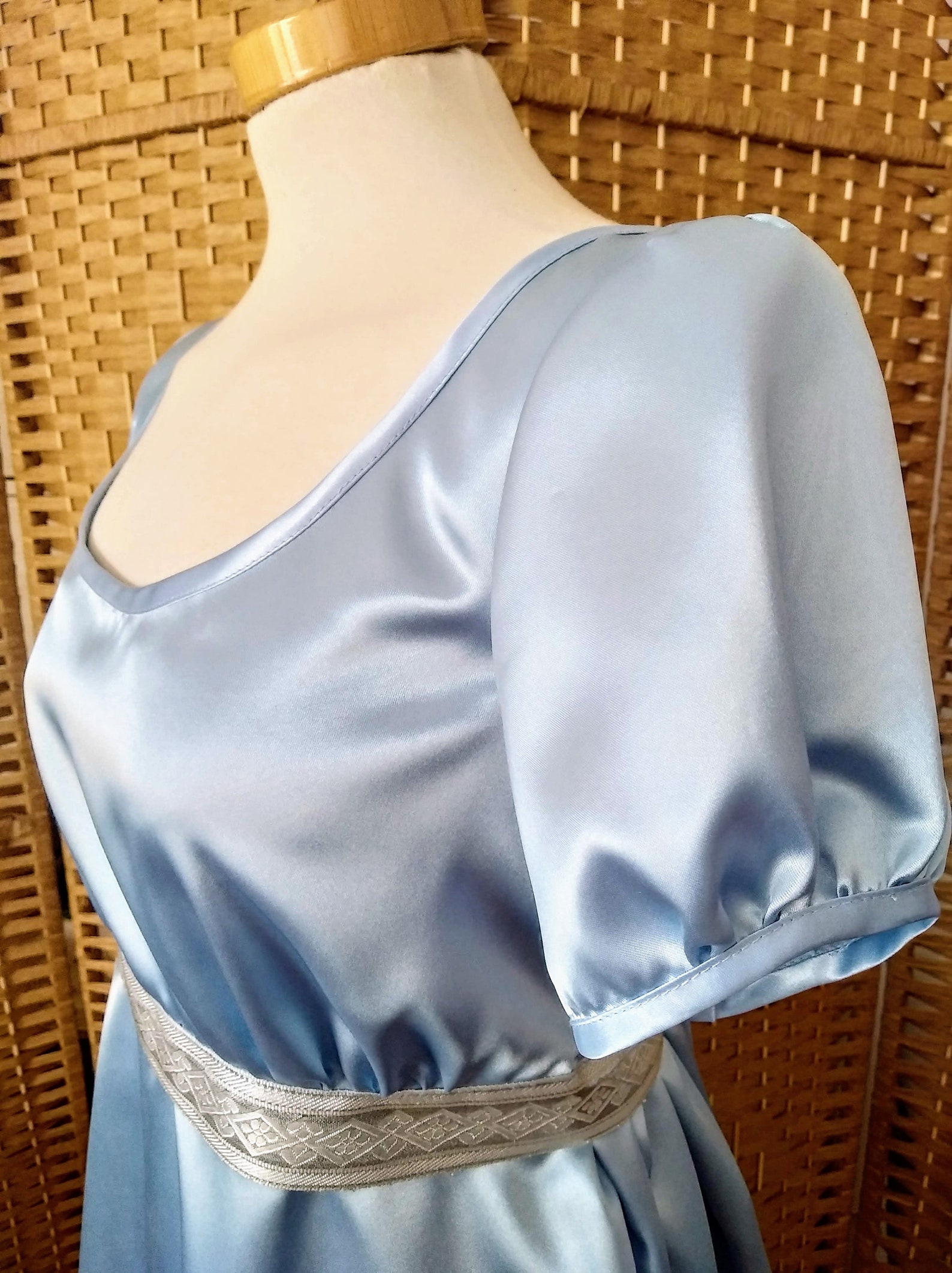 Satin Regency Dress18th Century Gownmade to Ordermade to - Etsy