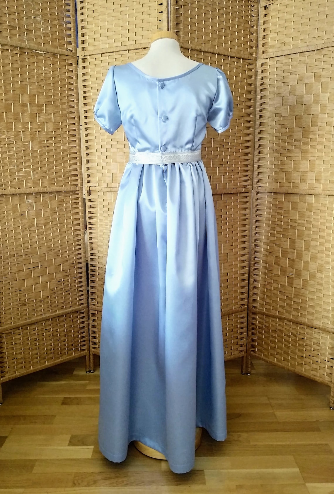 Satin regency dress18th century gownmade to ordermade to | Etsy