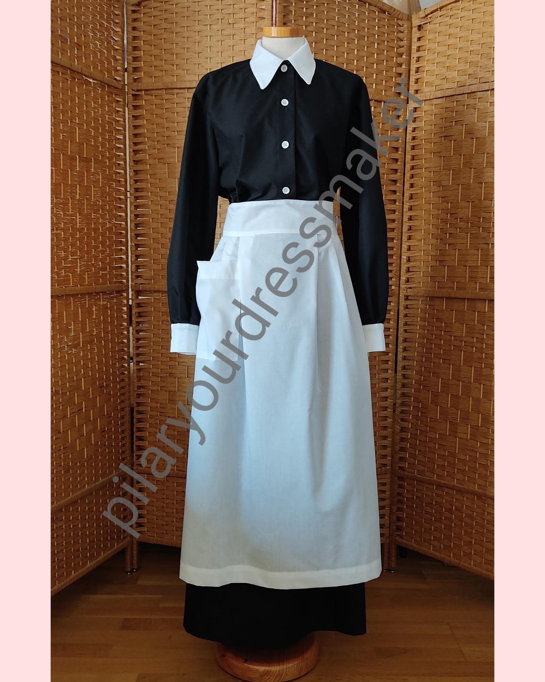 Tailored, Maid Uniform,victorian Period Uniform,cotton Uniform,made to ...