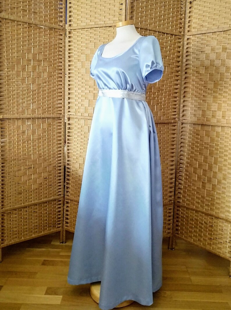 Satin Regency Dress18th Century Gownmade to Ordermade to - Etsy