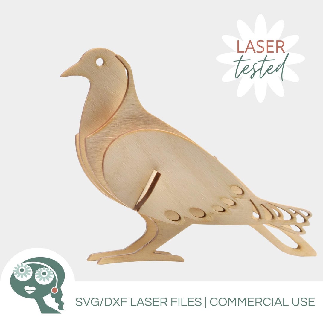 SVG Bird - Pigeon - Dxf / Svg / Pdf / Ai - Etsy