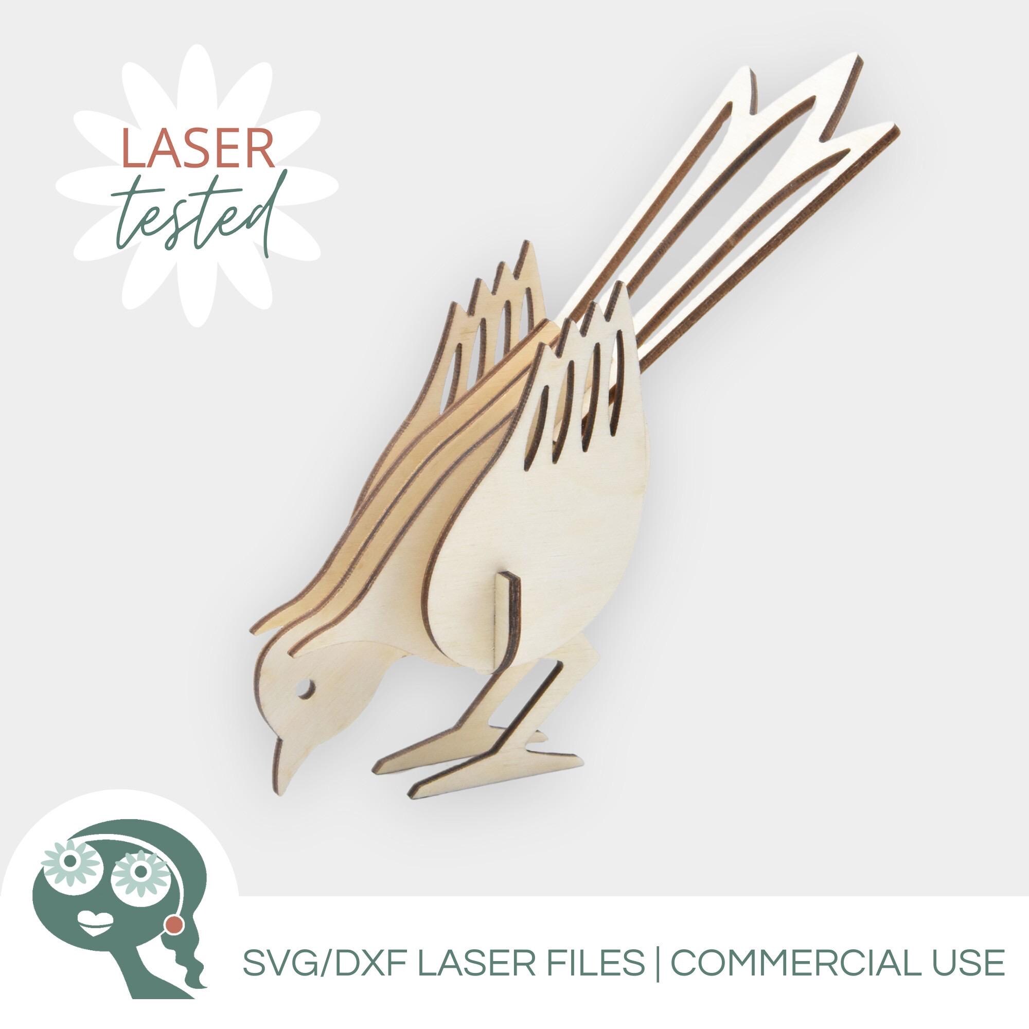 SVG Magpie - Svg Bird Flatpack - Dxf / Svg / Pdf / Ai - Etsy UK