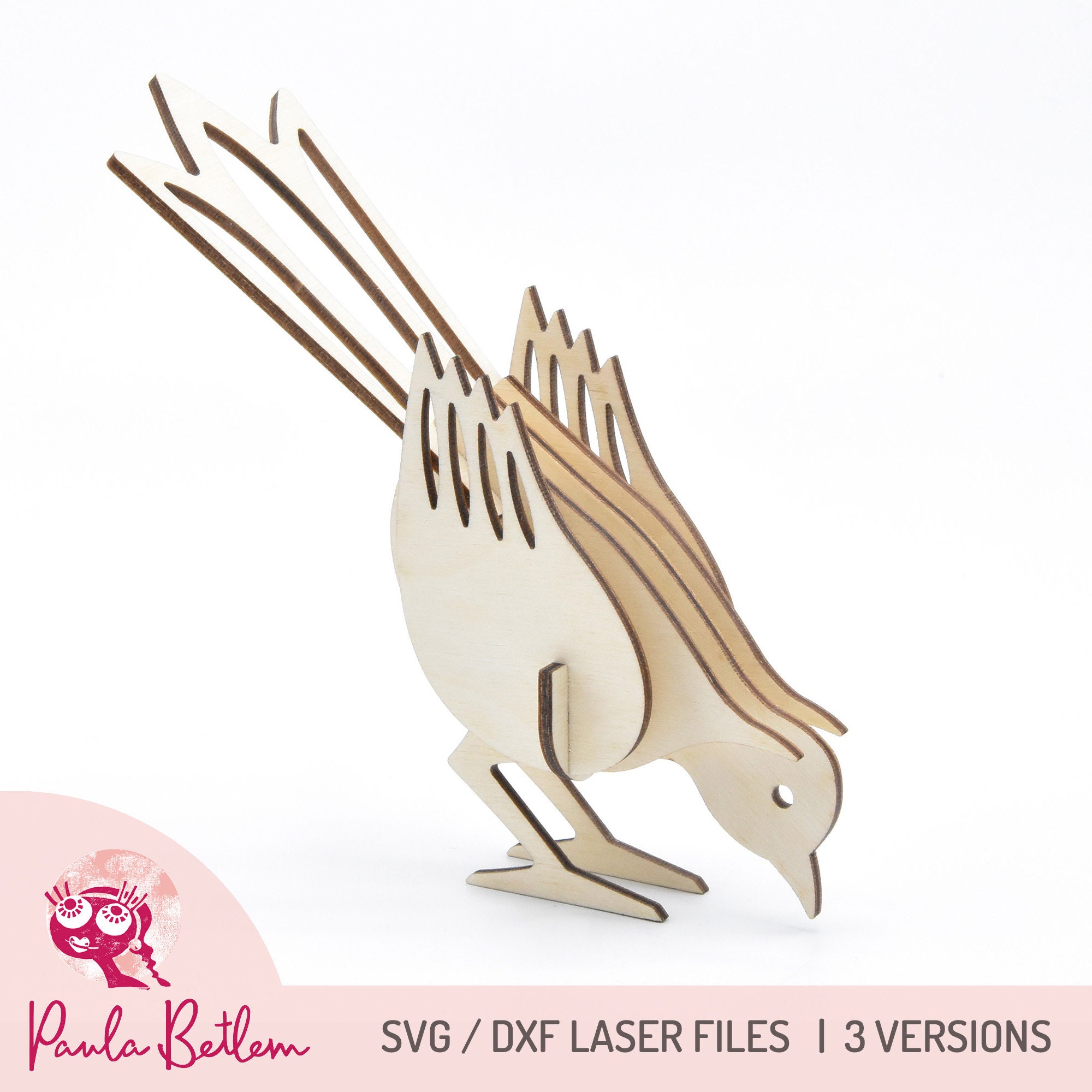 SVG Magpie Svg Bird Flatpack Dxf / Svg / Pdf / Ai - Etsy UK