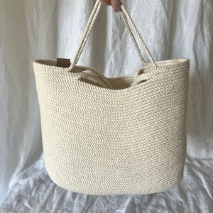 Organic Rope Bag Shoulder Bag Purse Handmade Bag - Etsy