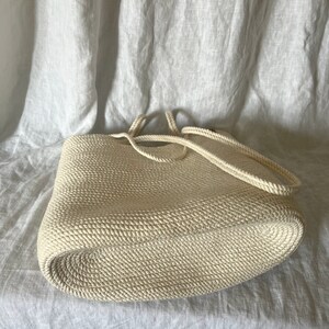 Organic Rope Bag Shoulder Bag Purse Handmade Bag - Etsy