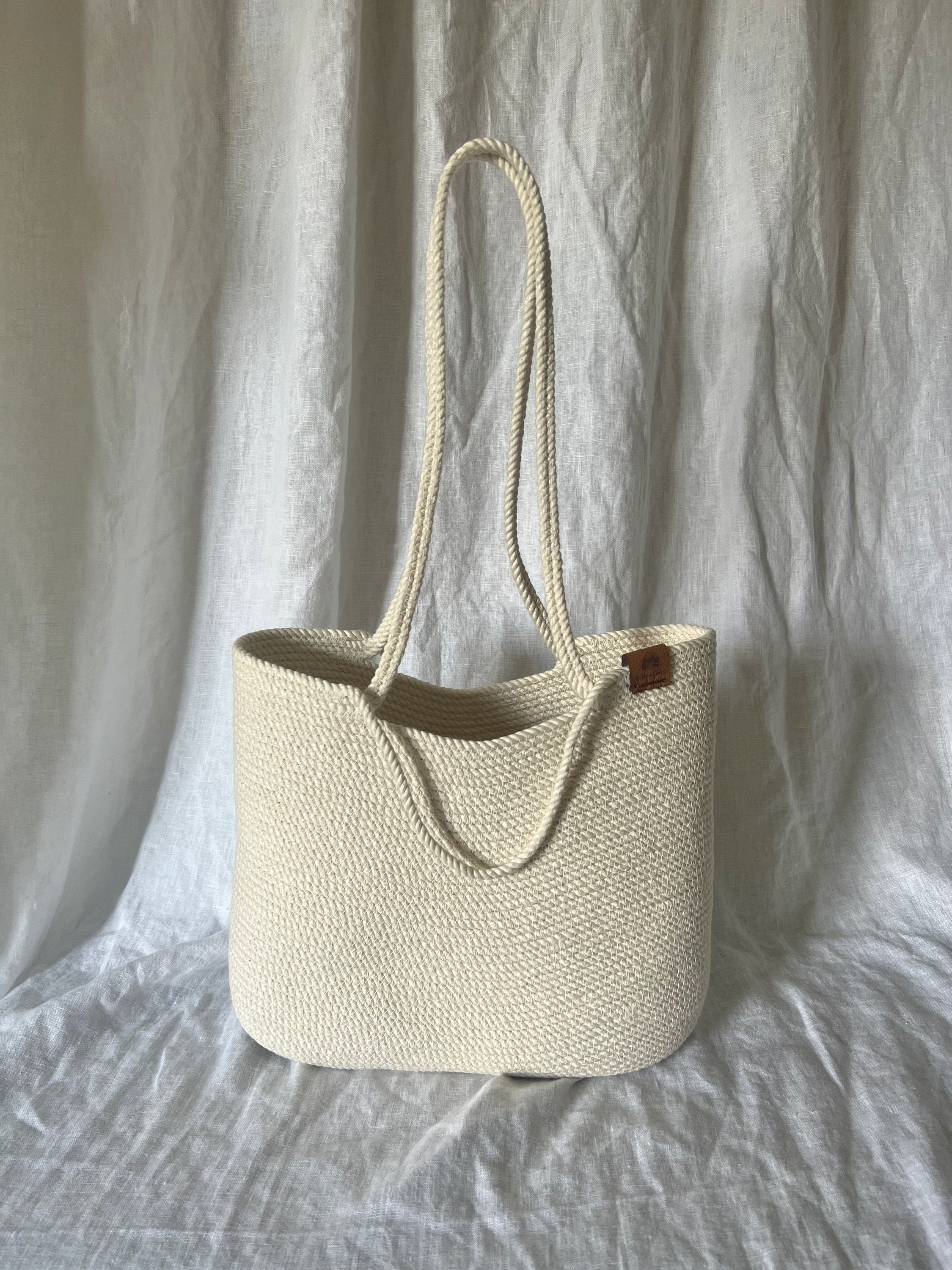 Organic Rope Bag Shoulder Bag Purse Handmade Bag - Etsy