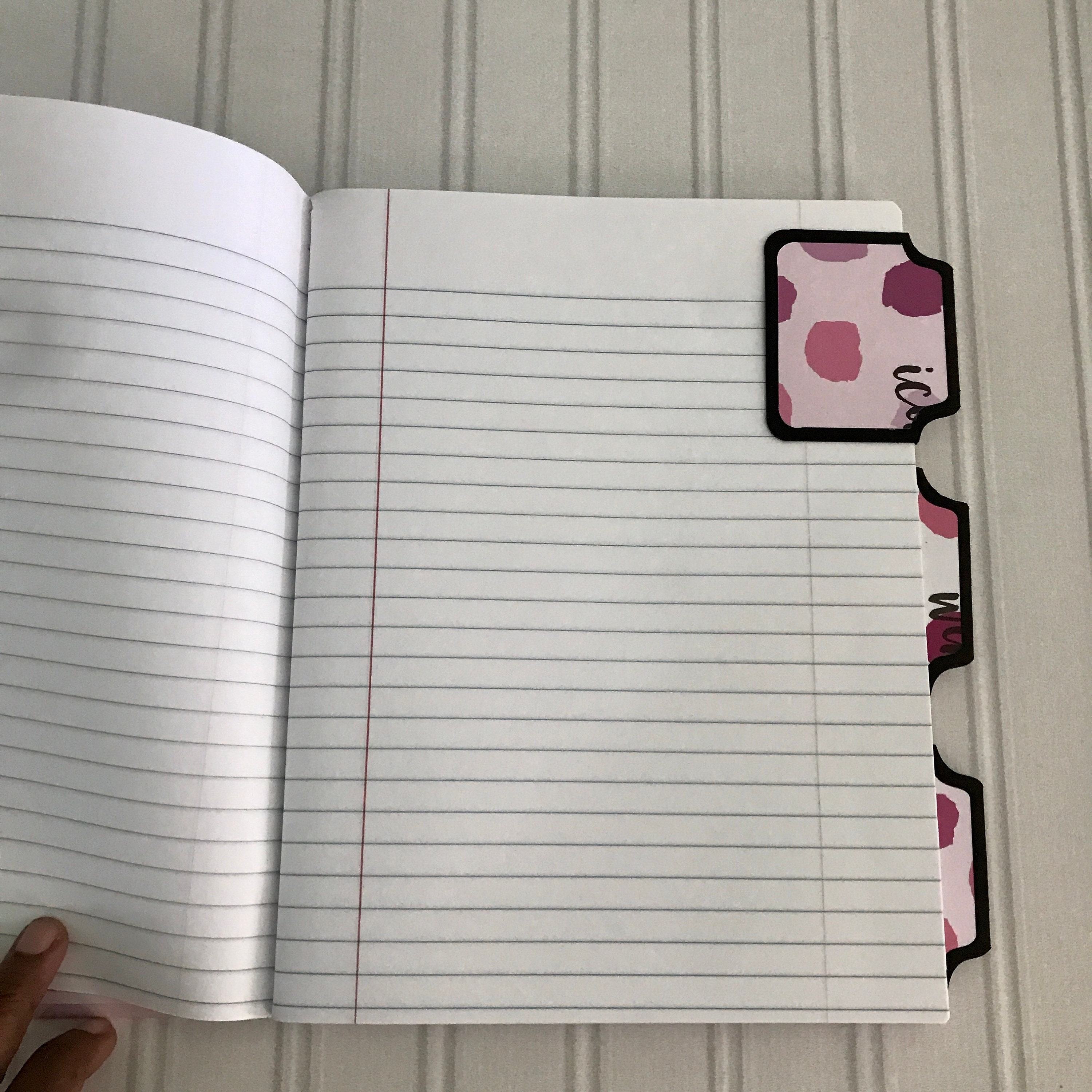 Contemporary Tabbed Journal, Altered Composition Notebook, Gratitude ...