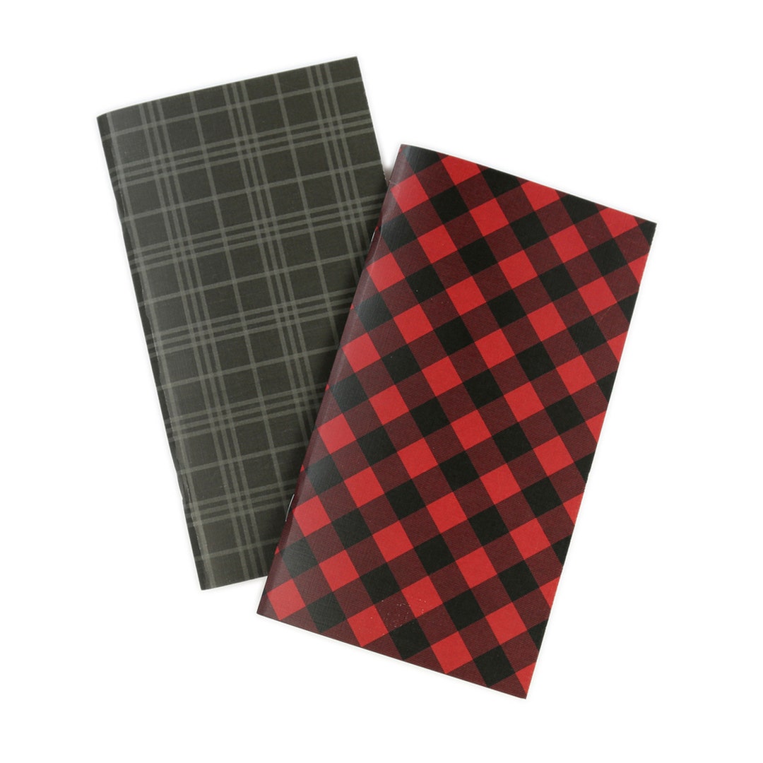 Red Buffalo Plaid Weekly Calendar Inserts: Travelers Notebook Refill - Etsy